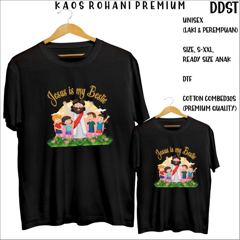 Jual KAOS ROHANI DEWASA ANAK / BAJU ROHANI / KAOS ROHANI PRIA WANITA ...
