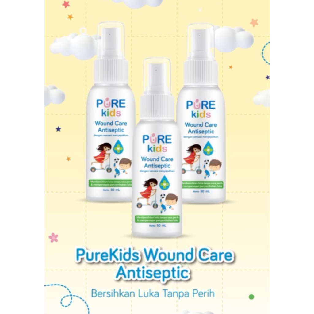 Jual PURE kids Wound Care Antiseptic - Perawatan Luka Anak | Shopee ...