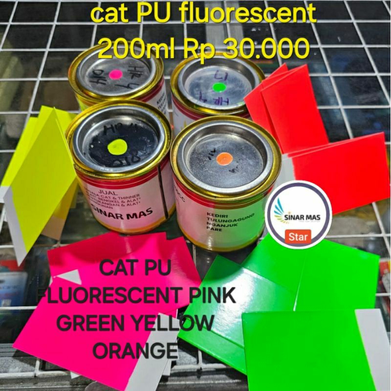Jual Cat PU Flourescent 200ml | Shopee Indonesia