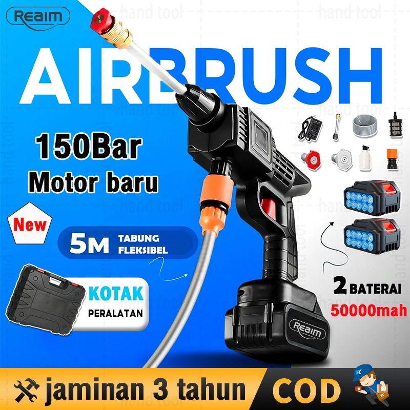 Jual Reaim 788V 150Bar Mesin Cuci Mobil dan Motor Mini Portable ...