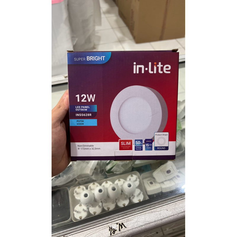 Jual Lampu Downlight Outbow Inlite INSS628R Putih | Shopee Indonesia