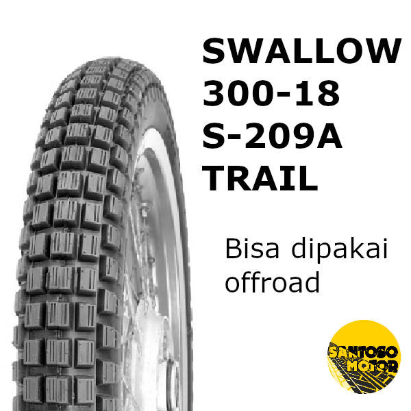 Jual Ban Trail Swallow 300-18 209 TRL | Shopee Indonesia