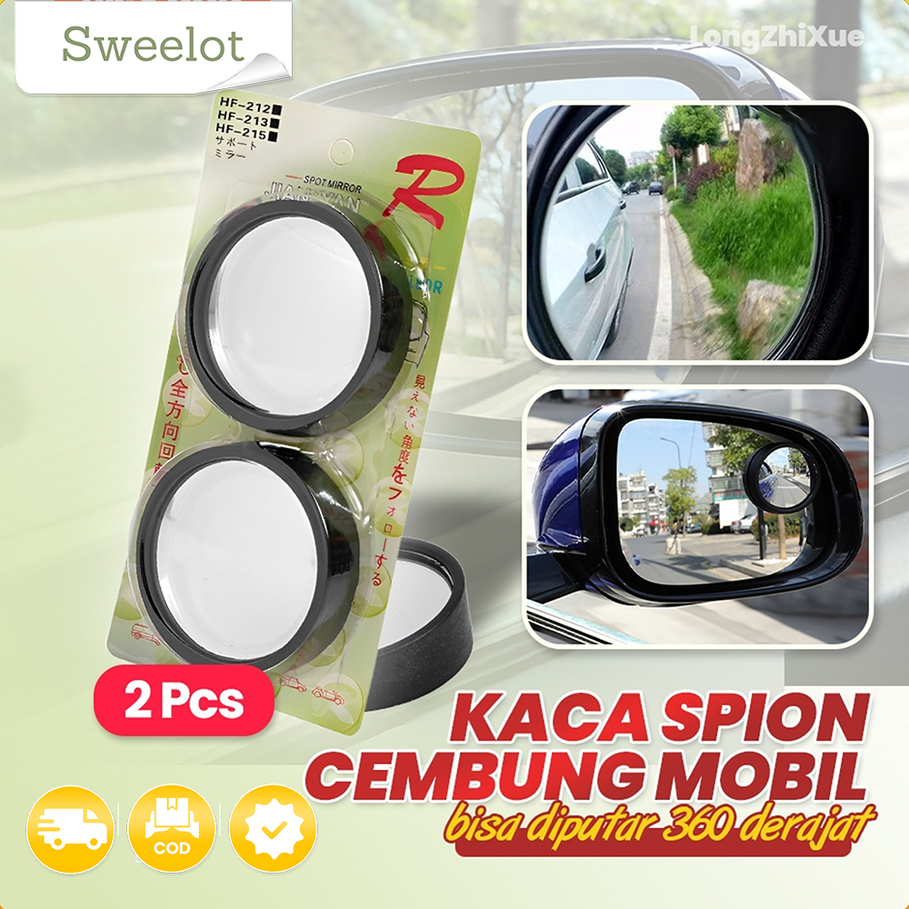 Jual Kaca spion bulat kecil alat pembalik mobil dan motor tambahan ...