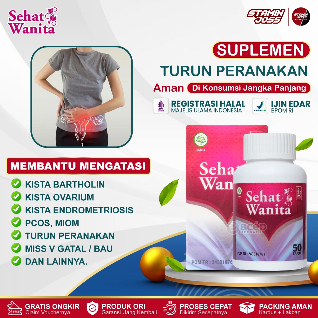 Jual Obat Sakit Turun Peranakan Wanita Setelah Melahirkan Rahim Turun ...