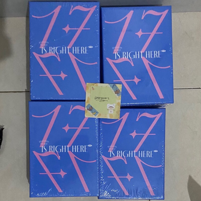 Jual [Ready Stock] Seventeen Best Album 17 is Right Here Dear ver. Album Only Carver Unsealed ...