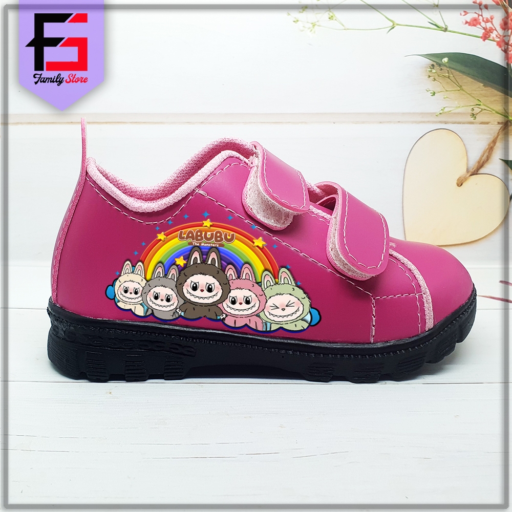 Jual Sepatu Sneakers LABUBU Anak Fashion Trendy / Sepatu Kets Perekat ...