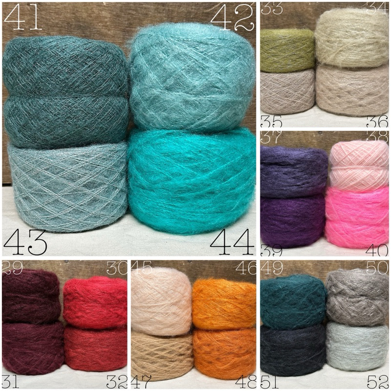 Jual Benang Wool Rajut Mohair ( Mohair Anggora Yarn ) | Shopee Indonesia