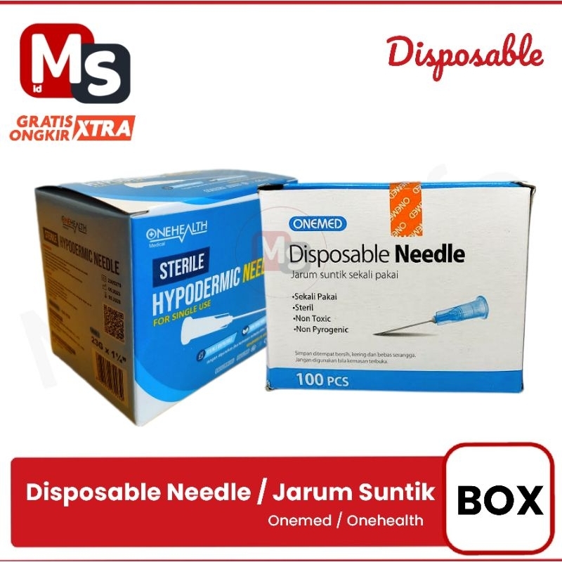 Jual DISPOSABLE NEEDLE SEMUA UKURAN JARUM SUNTIK / BOX | Shopee Indonesia
