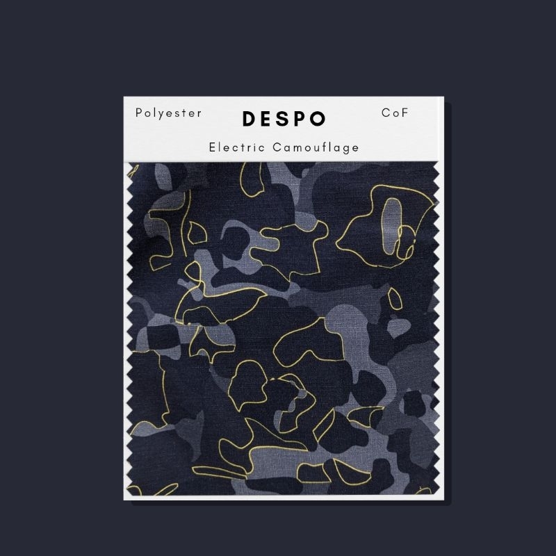 Jual Kain Bahan Despo Motif Electric Camouflage Stretch | Shopee Indonesia