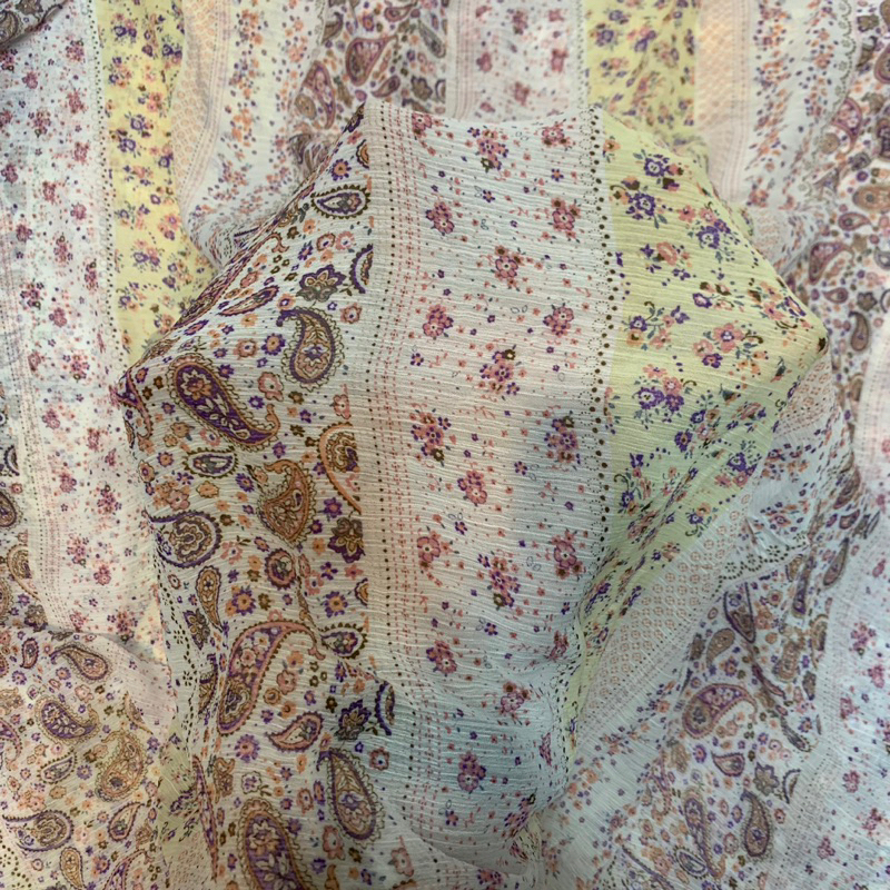 Jual kain sifon motif - kain sifon yoryu pattern cantik - kain chiffon ...
