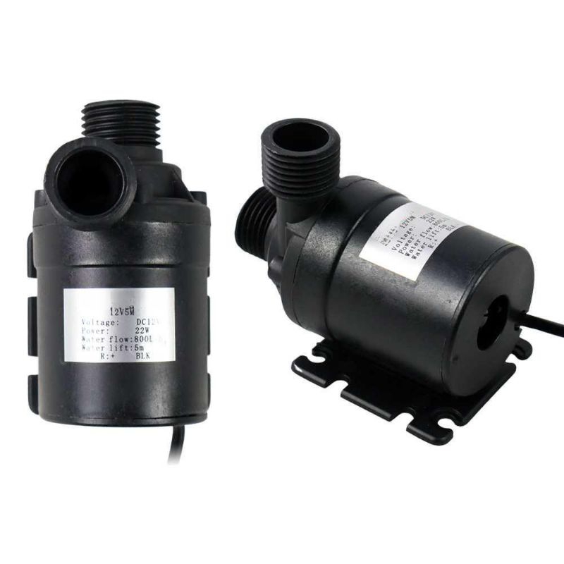 Jual Pompa Air Celup Mini Submersible Pump DC 12V 22W Daya Angkat 5 ...