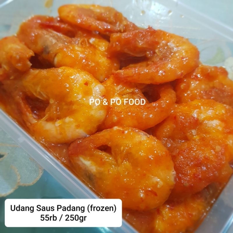 Jual Udang Saus Padang 250gr frozen | Lauk frozen beku praktis home ...