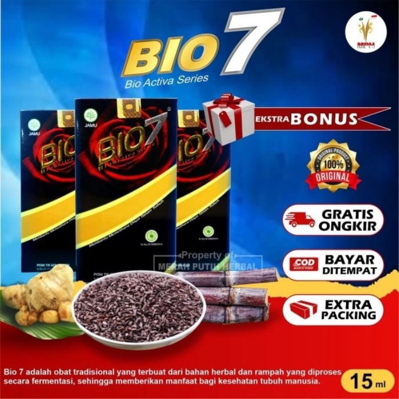 Jual BIO7 BIO SEVEN BIO 7, JAMU TETES HERBAL ORIGINAL 15ML | Shopee ...