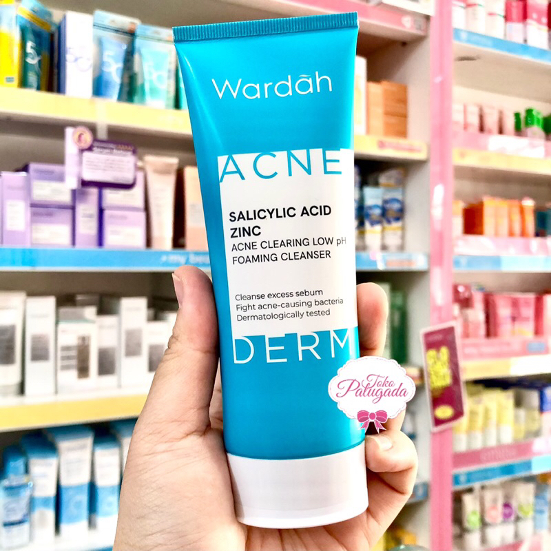 Jual Wardah Acnederm Salicylic Acid + Zinc Acne Clearing Low pH Foaming ...