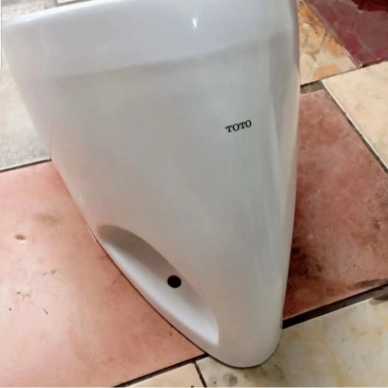 Jual URINOIR TOTO U104 FULLSET, URINAL TOTO U 104 LENGKAP PUSH KRAN ...