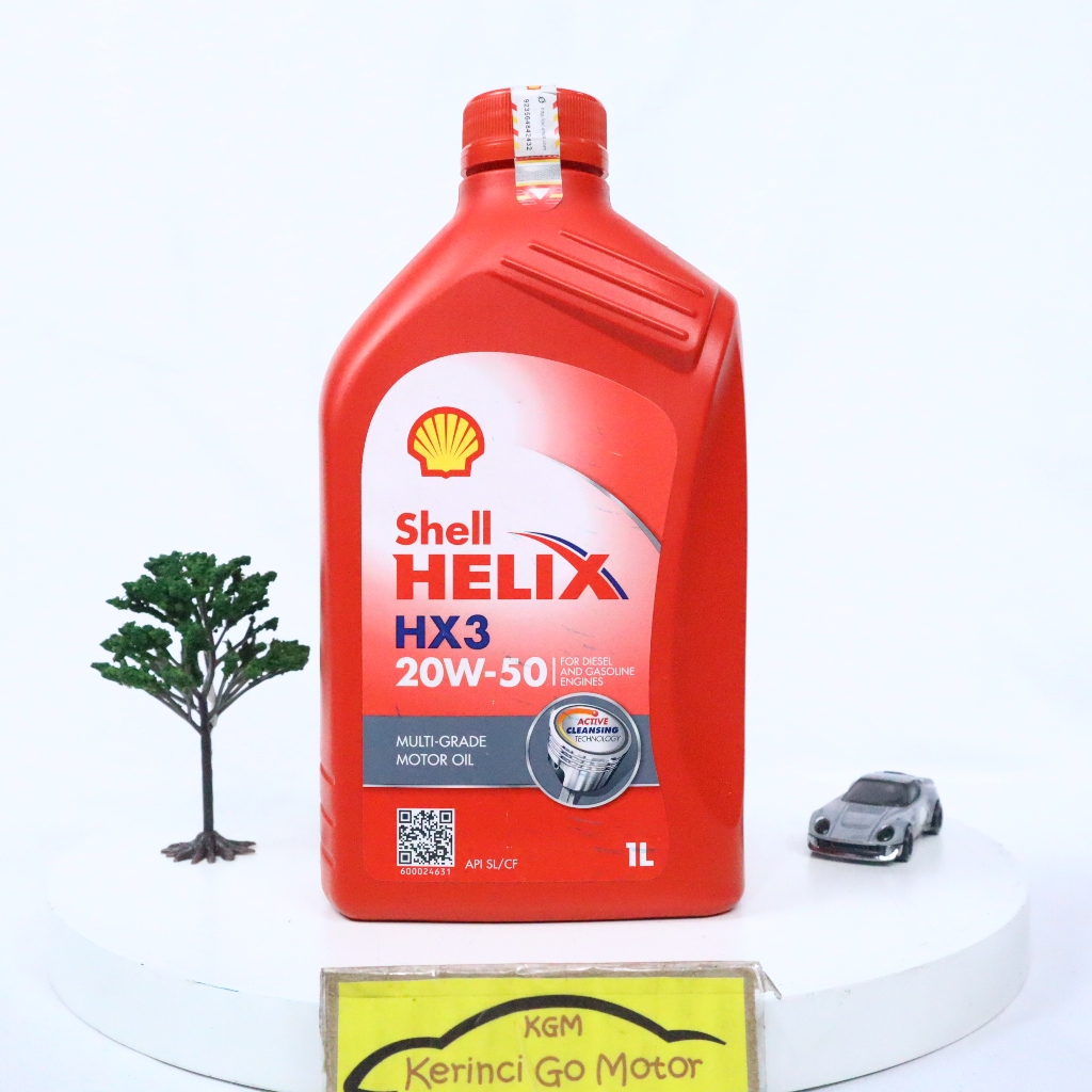 Jual Shell Helix HX3 SAE 20W-50 1 Liter Api SL/CF Oli Mobil Mesin ...