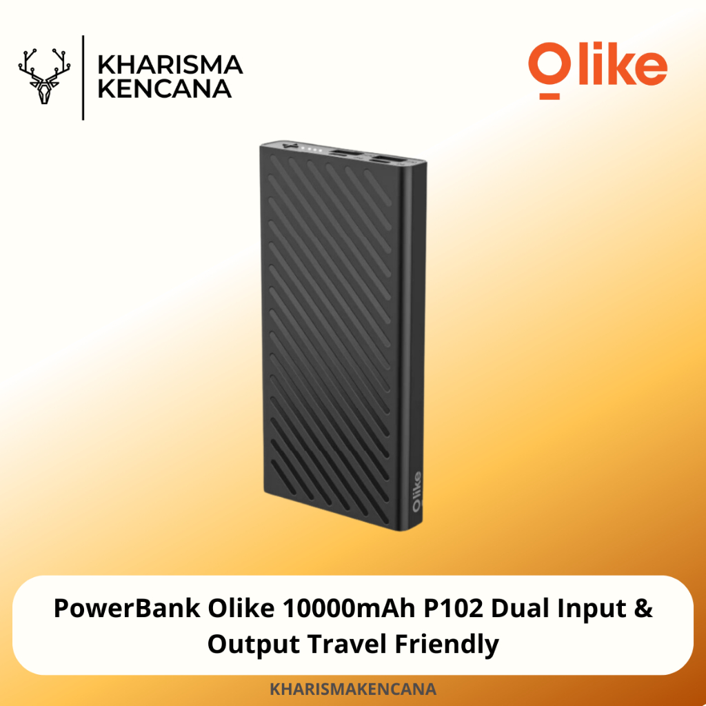 Jual PowerBank Olike 10000mAh P102 Dual Input & Output Travel Friendly ...