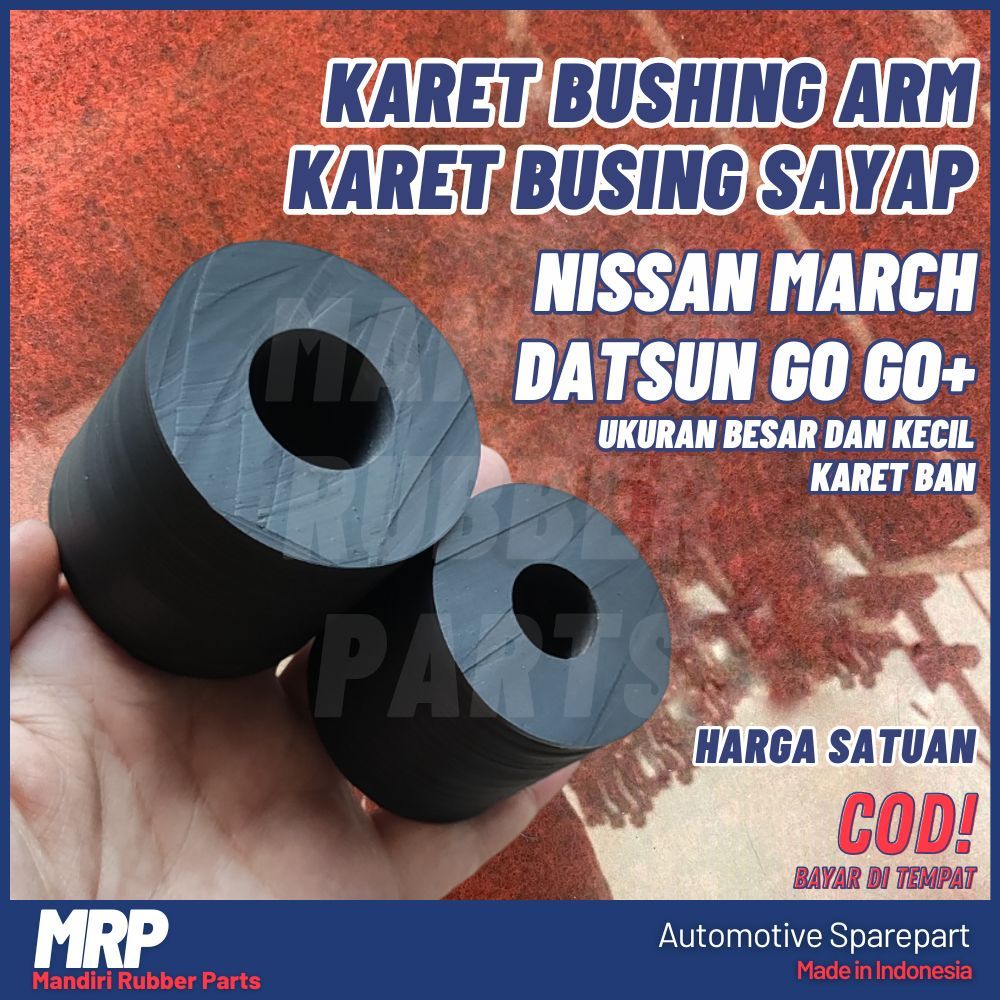 Jual Karet Bushing Arm Nissan March Besar Kecil / Karet Bushing Bush ...