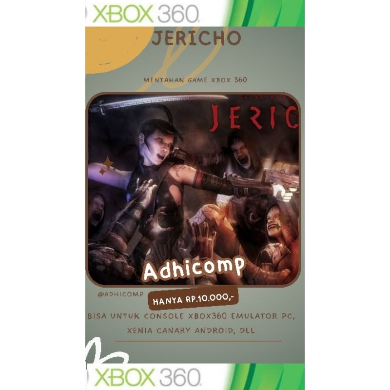 Jual JERICHO (XBOX 360,XENIA CANARY, PC) | Shopee Indonesia