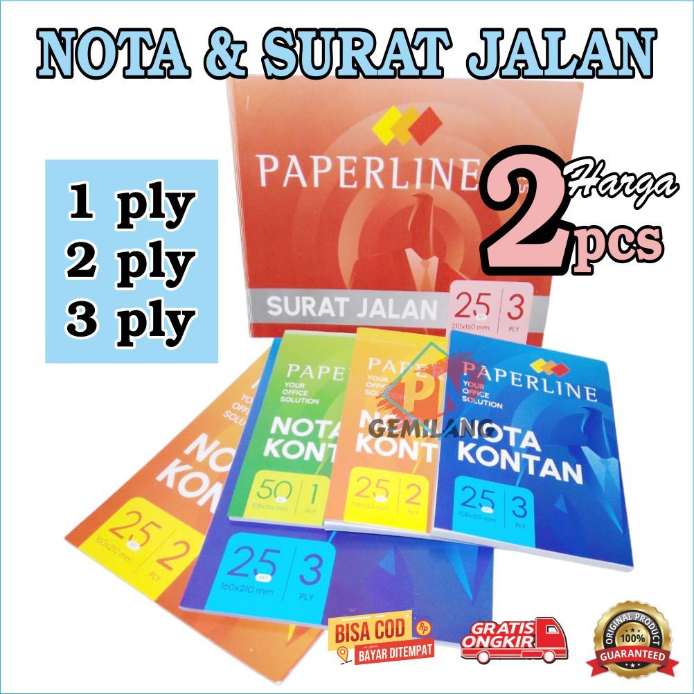 Jual Buku Nota Kontan & SURAT JALAN NOTA KECIL NOTA BESAR NOTA PAPER ...