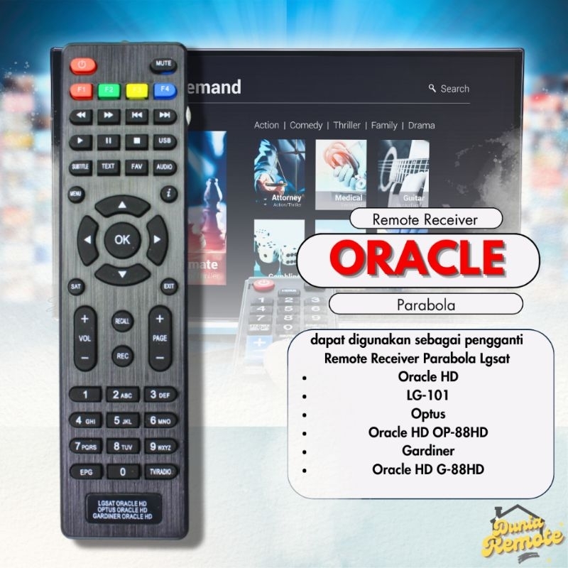 Jual Remote Receiver digital parabola Optus-Gardiner | Shopee Indonesia