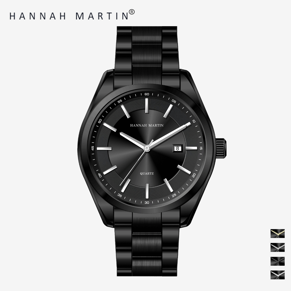 Jual HANNAH MARTIN Jam Tangan Pria 100% Original Business Kekinian ...