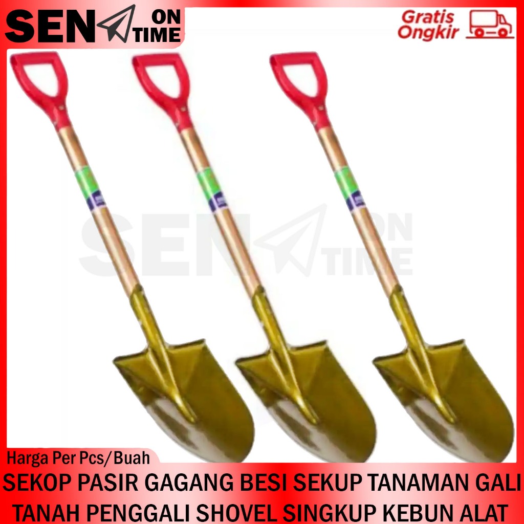 Jual Sekop Pasir Sekup Tanaman Gali Tanah Shovel Alat Penggali Skop ...