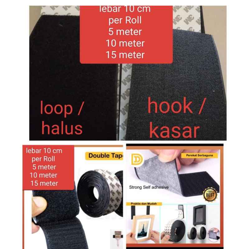 Jual perekat strap lebar 10 cm per Roll 15 meter , 10 meter , 5 meter ...