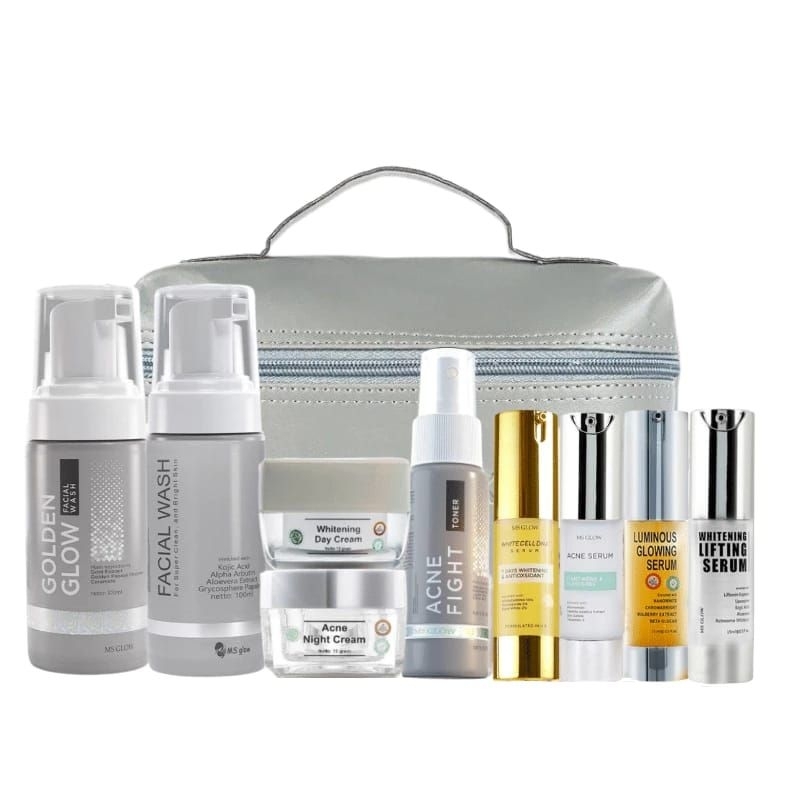 Jual MS GLOW SKINCARE PAKET lengkap paket wajah MS GLOW dan body care ...