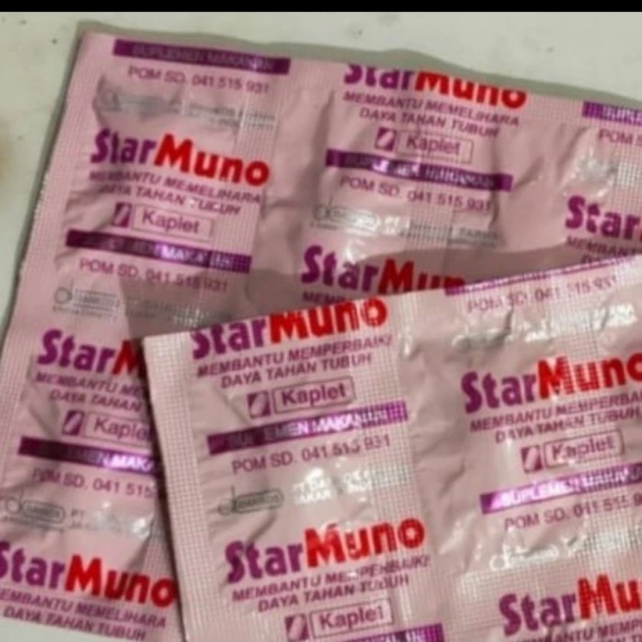 Jual Starmuno multivitamin // potongan atau eceran | Shopee Indonesia