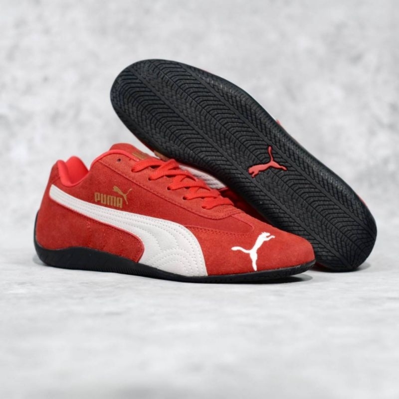 Jual Sepatu Sneakers Puma Speedcat OG Red Suede | Shopee Indonesia