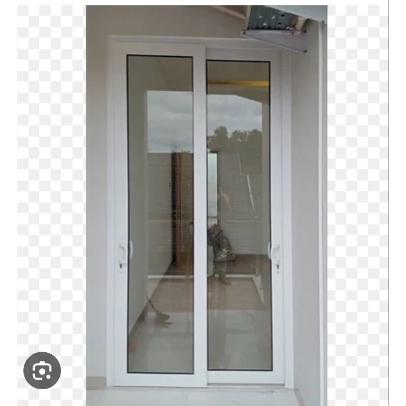 Jual Pintu sliding 2 daun T200 x L140 inline (Rel atas) | Shopee Indonesia