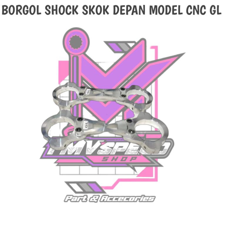 Jual BORGOL SHOCK SKOK DEPAN MODEL CNC GL | Shopee Indonesia