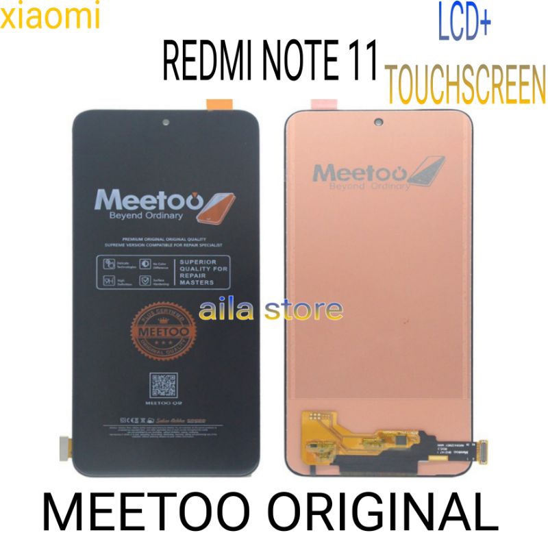 Jual LCD TOUCHSCREEN XIAOMI REDMI NOTE 11 ORIGINAL MEETOO FULL SET | Shopee Indonesia