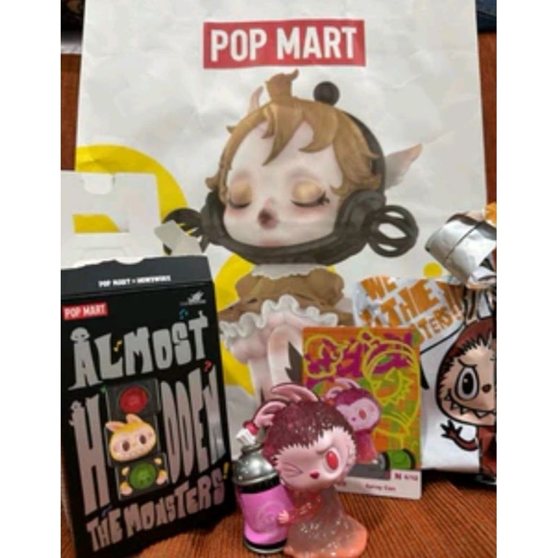 Jual [READY STOCK] LABUBU almost hidden spray can | popmart labubu ...