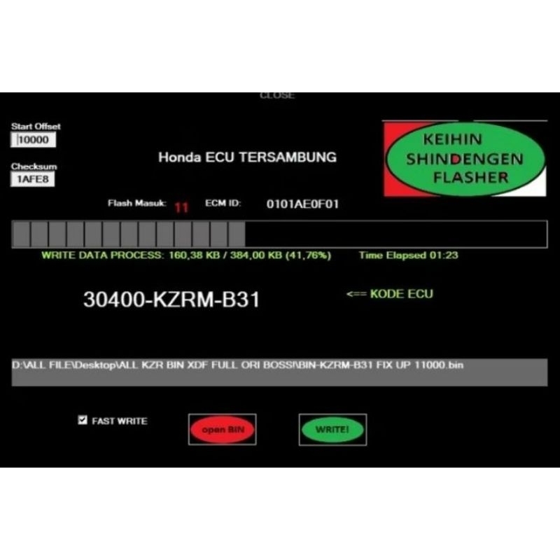 Jual software remap ecu honda keihin dan shindegen suport KZR | Shopee ...