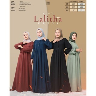 Jual lalitha dress alina || Gamis Alwa Hijab Raya Luxury | Shopee Indonesia