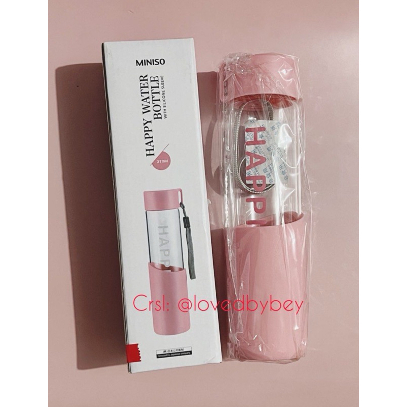Jual Miniso botol minum tumblr pink | Shopee Indonesia