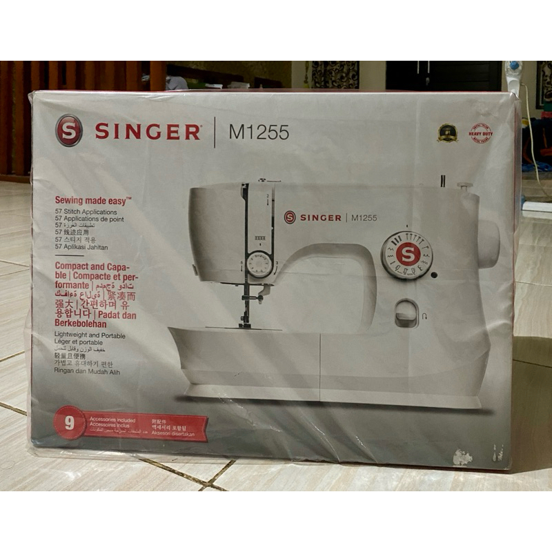 Jual Mesin Jahit SINGER M1255 lengkap (Baru) | Shopee Indonesia