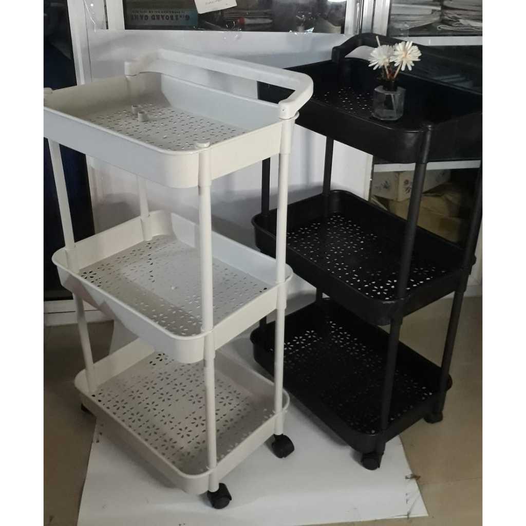 Jual Rak Troly Dapur Roda Portable Serbaguna Minimalis Susun 3 | Shopee ...