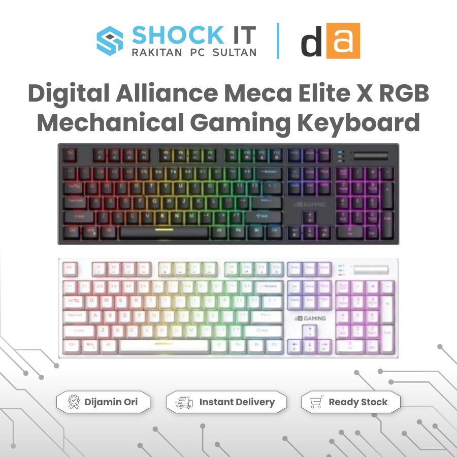 Jual Digital Alliance DA Meca Elite X RGB Mechanical Gaming Keyboard ...
