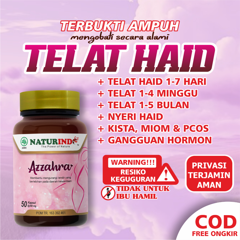Jual Obat Telat Haid Ampuh PCOS Menstruasi Jamu Terlambat Datang Bulan ...