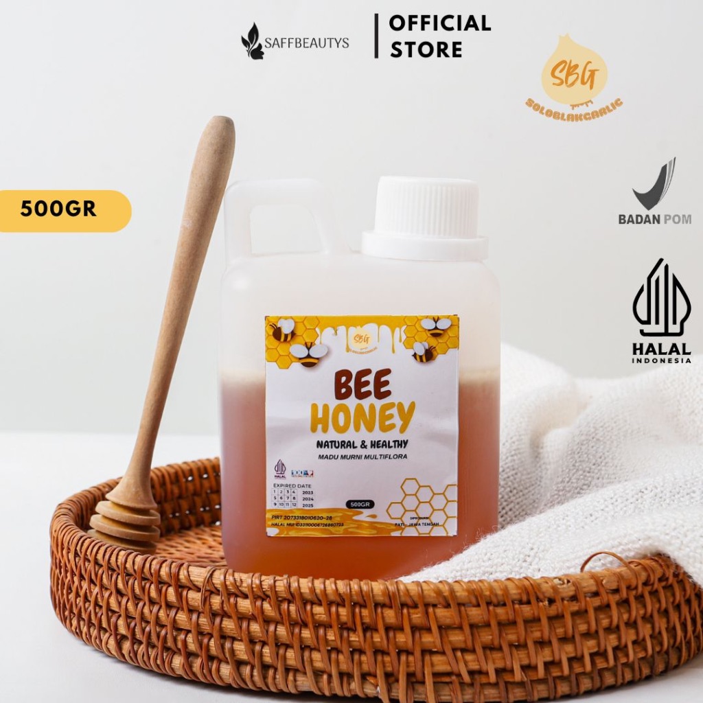 Jual Bee Honey - Madu Asli Multi Flora Original 500gr HALAL & DINKES ...