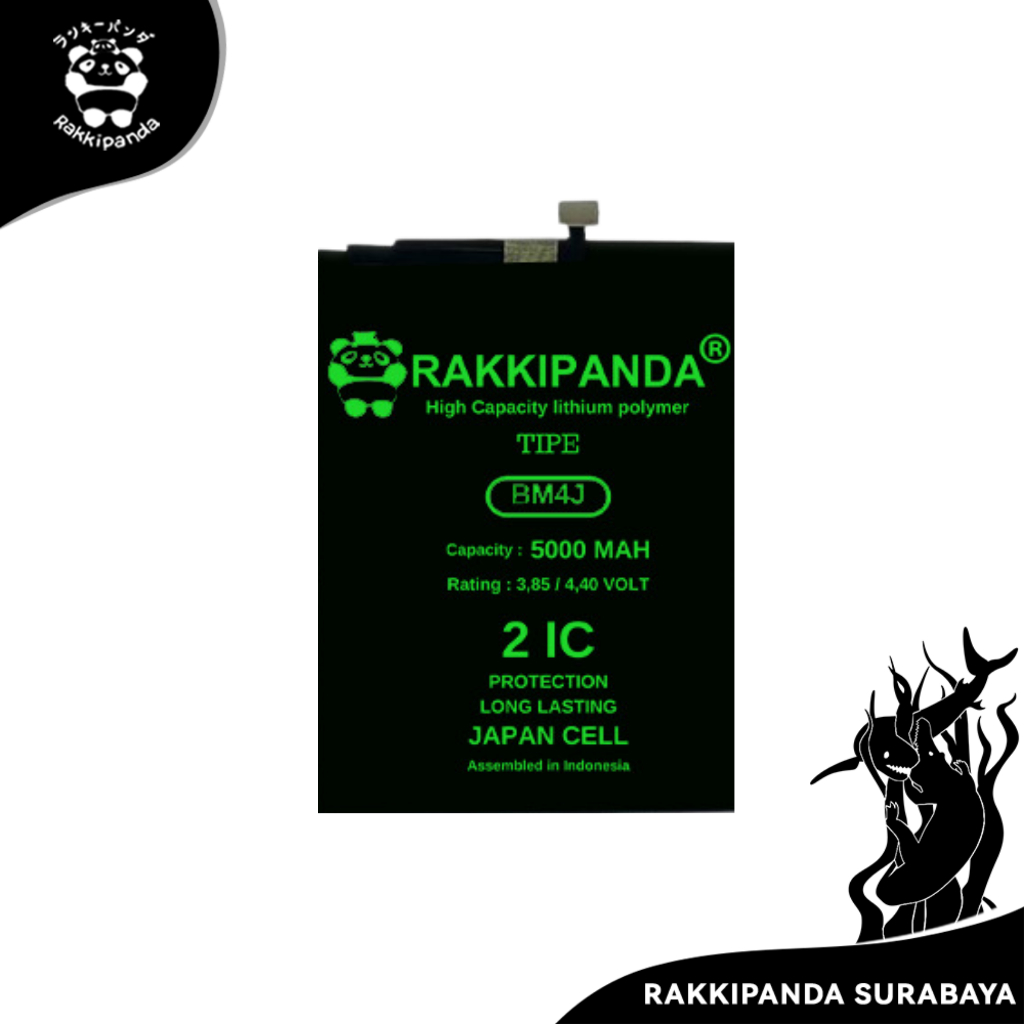 Jual Baterai Rakkipanda BM4J Redmi Note 8 Pro | Shopee Indonesia