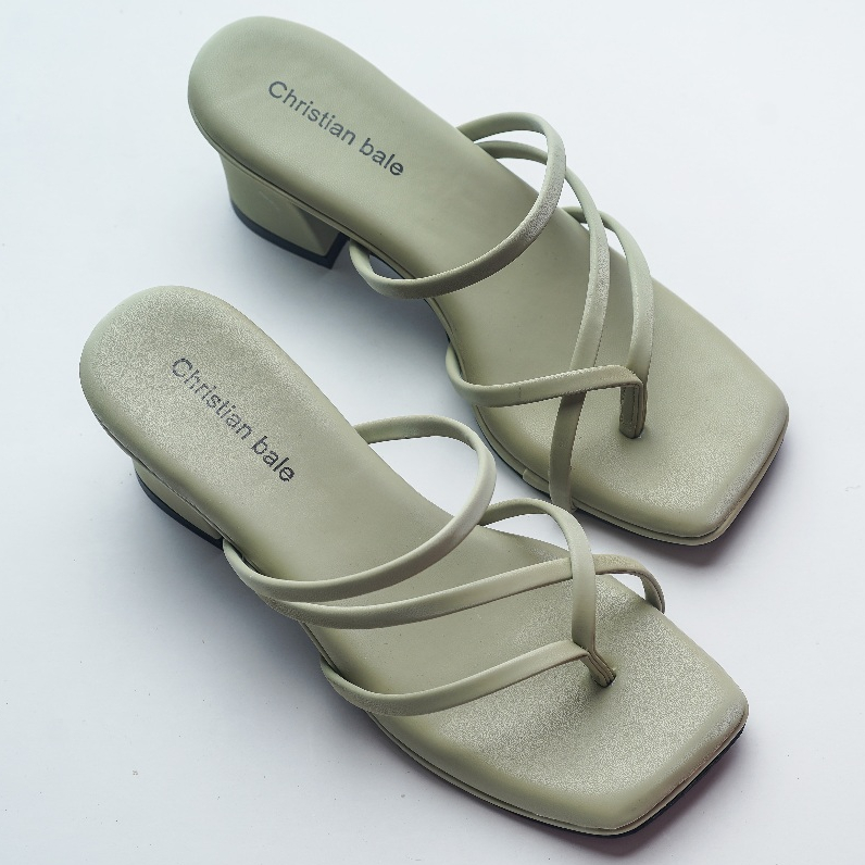 Jual Christian Bale JENNA Heels Wanita 5cm Kekinian Hak Cewek Kondangan ...