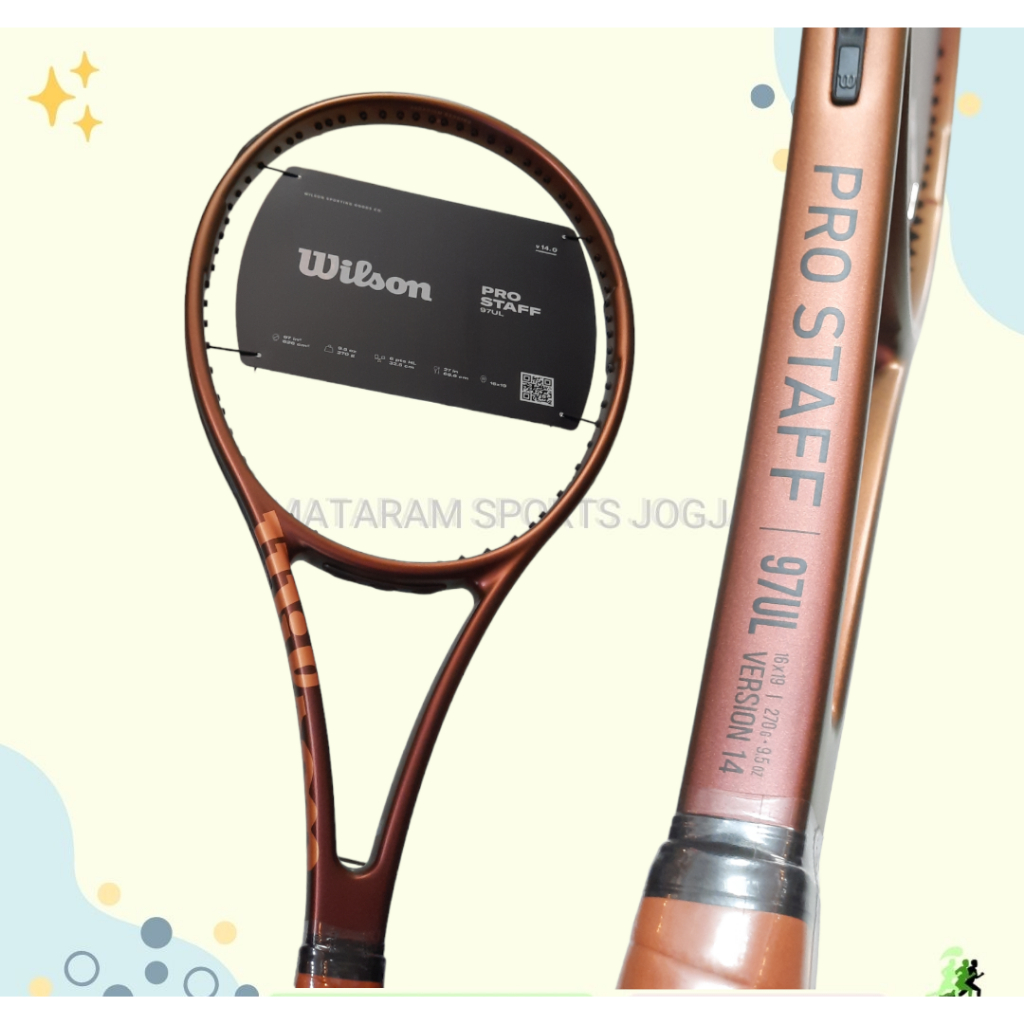 Jual Raket Tenis Wilson Pro Staff 97 UL Version 14 Original | Shopee ...