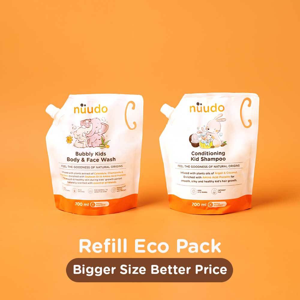 Jual Nuudo by Pureco Refill Eco Pack Bigger Size Better Price 700 ML | Shopee Indonesia