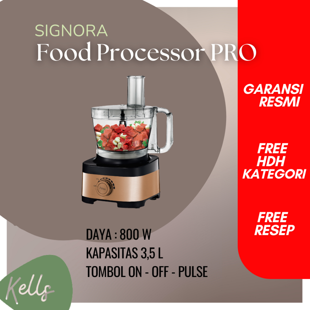 Jual Food Processor Signora Kapasitas 500 Gr Bakso | Shopee Indonesia