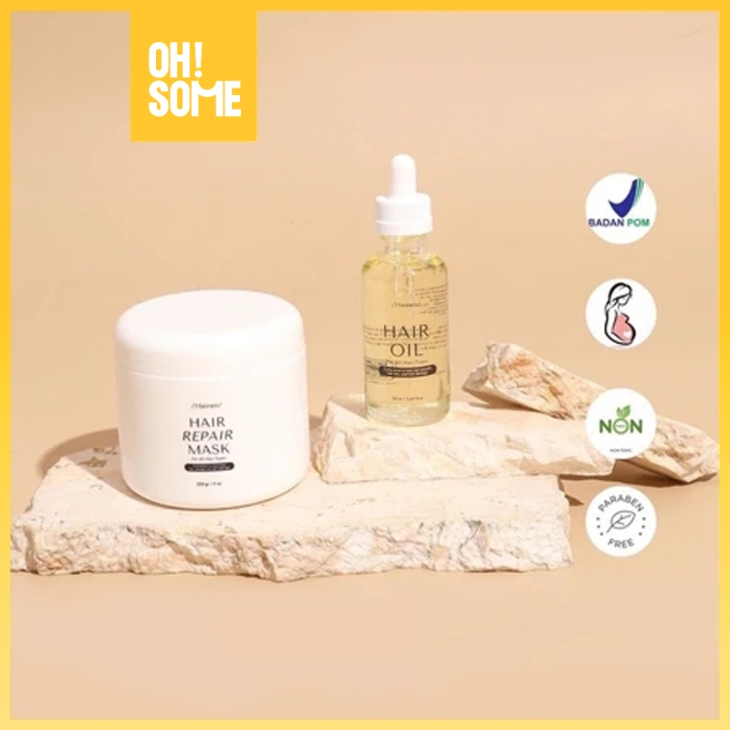 Jual OHSOME - Hairen Hair Repair Solution Hair Mask 250g | Shopee Indonesia