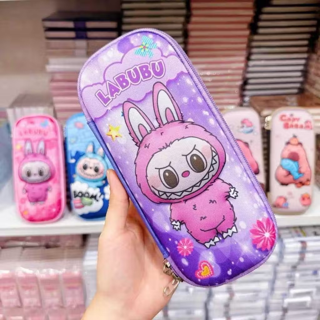 Jual Tempat Pensil Anak Motif LABUBU 3D Kotak Pensil Anak Motif Kartun ...